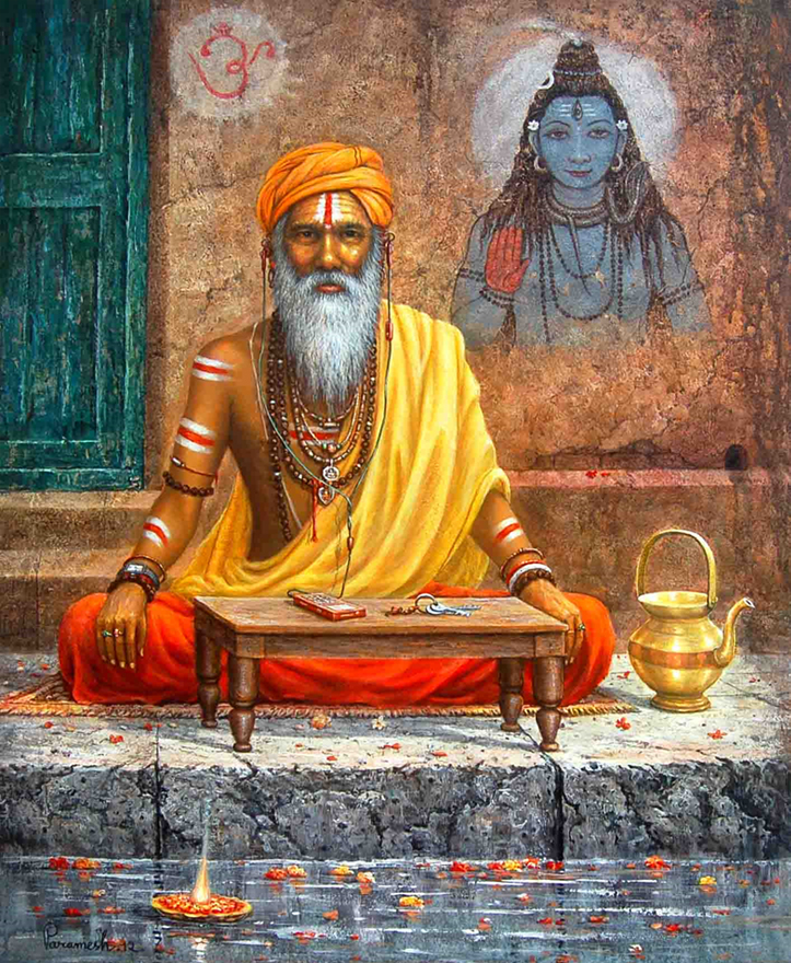 Banaras Painting – Paramesh Paul – Artist