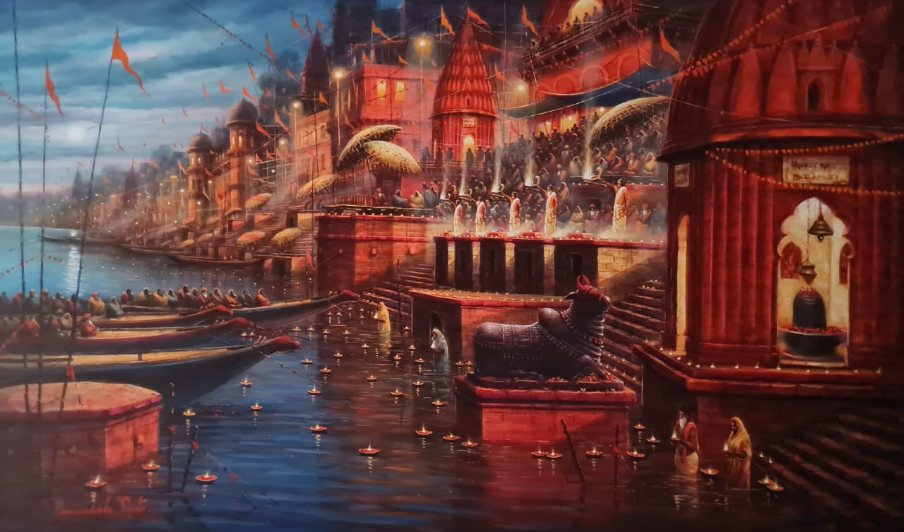 Banaras Painting – Paramesh Paul – Artist